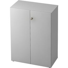 ANNY-AC - Aktenschrank mit Akustik-R&uuml;ckwand, HxBxT 1100 x 800 x 420 mm, 2 Fachb&ouml;den, lichtgrau kaiserkraft