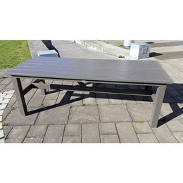 Außenmöbelserie VIKING, Tisch LxBxH 2200 x 900 x 770 mm, grau kaiserkraft