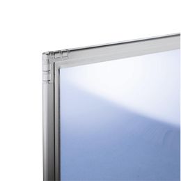 Trennwand, Acrylglas, klar, 650 x 1300 mm kaiserkraft