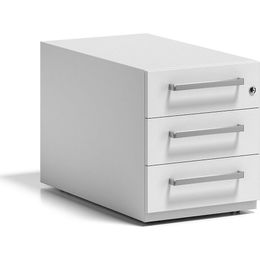 Bisley Rollcontainer Note , mit 3 Universalschubladen, HxBxT 495 x 420 x 775 mm, mit Griff, verkehrswei&szlig;