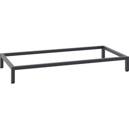 C+P Schrankuntergestell, schwarzgrau RAL 7021, 1196 x 596 mm