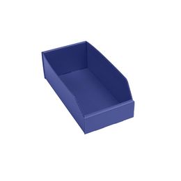 Kunststoff-Regalkasten, faltbar, LxBxH 300 x 150 x 100 mm, blau, VE 25 Stk kaiserkraft