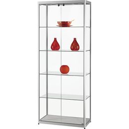 Vitrine mit LED-Deckenspot, 2 x 5 W, H&ouml;he 2000 mm, BxT 800 x 400 mm, T&uuml;ren vorne kaiserkraft