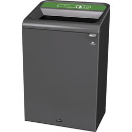 Rubbermaid Wertstoffsammler Configure&trade;, verzinkter Stahl, Volumen 57 l, gr&uuml;n