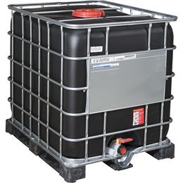 IBC-Container RECOBULK mit UV-Schutz, UN-Zulassung, Volumen 1000 l, auf PE-Palette, NW &Ouml;ffnung 225 mm / NW Auslauf 50 mm kaiserkraft