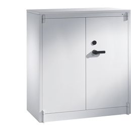 C+P Feuergeschützter Stahlschrank, gemäß DIN 4102, HxBxT 1226 x 1200 x 500 mm, lichtgrau