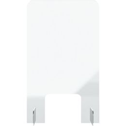 MAGNETOPLAN Theken- und Tischaufsteller, Acrylglas, transparent, 5 mm dick, HxBxT 845 x 495 x 240 mm, ab 5 Stk