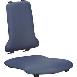 bimos Polster f&uuml;r Arbeitsst&uuml;hle, Kunstleder, blau
