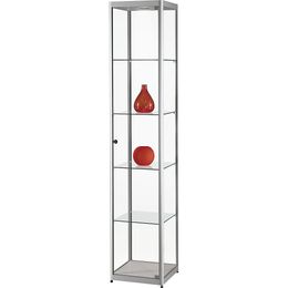 Vitrine mit LED-Deckenspot, 1 x 5 W, Höhe 2000 mm, BxT 400 x 400 mm kaiserkraft