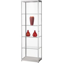 Vitrine mit LED-Deckenspot, 1 x 5 W, Höhe 2000 mm, BxT 600 x 400 mm kaiserkraft