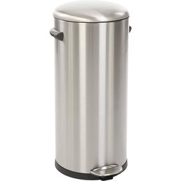 EKO Tretabfallsammler, Edelstahl, mit Griffen, Volumen 30 l, Hx&Oslash; 660 x 292 mm