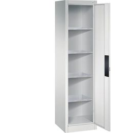 C+P Werkstatt-Schwerlastschrank, Breite 502 mm, Tiefe 500 mm, Tür lichtgrau