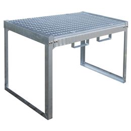 eurokraft pro Fass- und Kleingebinderegal, BxTxH 1310 x 800 x 780 mm, für Kleingebinde