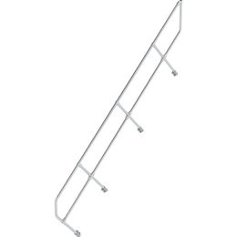 MUNK Zweites Gel&auml;nder, f&uuml;r Industrietreppe mit Neigungswinkel 45&deg;, 12 Stufen