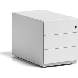 Bisley Rollcontainer Note , mit 3 Universalschubladen, HxBxT 495 x 420 x 775 mm, mit Griffleiste, verkehrswei&szlig;