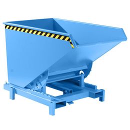 eurokraft pro Schwerlast-Kippbeh&auml;lter, Volumen 1,2 m&sup3;, Traglast 4000 kg, blau RAL 5012