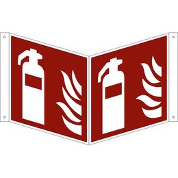 Brandschutzzeichen, Feuerl&ouml;scher, VE 10 Stk, Kunststoff, Nasenschild, 200 x 200 mm kaiserkraft
