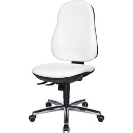 Topstar Drehstuhl SUPPORT SY, Bezug Kunstleder, wei&szlig;