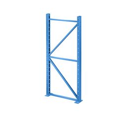 LISTA Ständerrahmen, Tiefe 1260 mm, Höhe 2500 mm, lichtblau