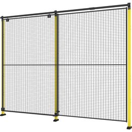 Axelent T&uuml;ranbaupaket X-Guard (ohne T&uuml;rwandelement, St&uuml;tzen und Verriegelung), Einzelt&uuml;r als Schiebet&uuml;r, HxB 2500 x max. 1400 mm