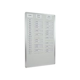 EICHNER Orga-Easy-Plantafel, Höhe 900 mm, für DIN A5 vertikal, Breite 535 mm, zweireihig