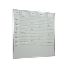 EICHNER Orga-Easy-Plantafel, Höhe 900 mm, für DIN A5 vertikal, Breite 915 mm, vierreihig