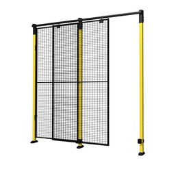 Axelent Türanbaupaket X-Guard (ohne Türwandelement, Stützen und Verriegelung), Einzeltür als Schiebetür, HxB 2500 x max. 2200 mm