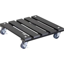 Wagner Pflanzenroller WPC, Tragf&auml;higkeit 80 kg, LxB 290 x 290 mm, anthrazit