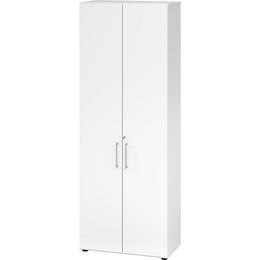 VERA-ZWO - B&uuml;roschrank, HxBxT 2156 x 800 x 420 mm, 5 Fachb&ouml;den, wei&szlig; kaiserkraft