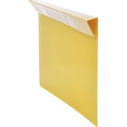 Beschriftungstaschen, VE 100 Stk, f&uuml;r Holzaufsatzrahmen, Papierformat DIN A4, gelb kaiserkraft