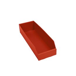 Kunststoff-Regalkasten, faltbar, LxBxH 450 x 150 x 100 mm, rot, VE 25 Stk kaiserkraft