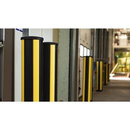 Axelent Rammschutz-Poller X-Protect, Bodenverankerung, H&ouml;he 1160 mm