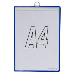 Tarifold H&auml;nge-Klarsichttasche, f&uuml;r Format DIN A4, blau, VE 10 Stk