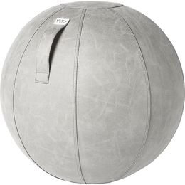 VLUV VEGA Sitzball, veganes Kunstleder, 600 - 650 mm, zement
