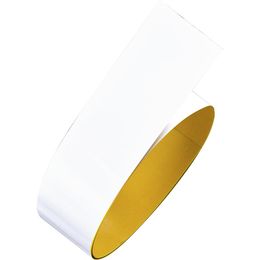 Moravia Bodenmarkierungsband aus Flachstahl, Breite 75 mm, Rollenl&auml;nge 1,5 m, wei&szlig;