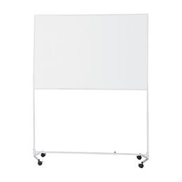 eurokraft basic Whiteboard mit Fahrgestell, Stahl, beschichtet, BxH 1500 x 1000 mm