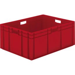 Euro-Format-Stapelbehälter, Wände und Boden geschlossen, LxBxH 800 x 600 x 320 mm, rot, VE 2 Stk kaiserkraft