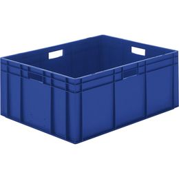 Euro-Format-Stapelbehälter, Wände und Boden geschlossen, LxBxH 800 x 600 x 320 mm, blau, VE 2 Stk kaiserkraft