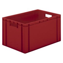 Euro-Format-Stapelbehälter, Wände und Boden geschlossen, LxBxH 600 x 400 x 320 mm, rot, VE 5 Stk kaiserkraft
