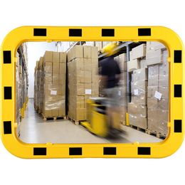 Dan-MIRROR Industriespiegel, rechteckig, HxBxT 400 x 600 x 50 mm