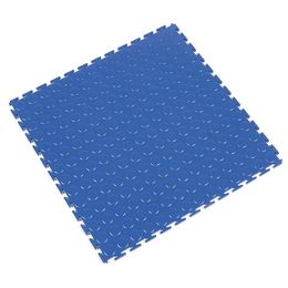 Coba PVC-Bodenfliesen Tough-Lock, mit genoppter Oberfl&auml;che, VE 8 Stk, blau