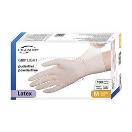 Latex-Einweghandschuhe, VE 1000 Stk, GRIP LIGHT NATUR, Gr&ouml;&szlig;e 10 (XL) kaiserkraft