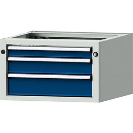 ANKE Unterbauschrank f&uuml;r elektrisch h&ouml;henverstellbare Arbeitstische LIFT, BxT 570 x 615 mm, H&ouml;he 330 mm, 3 Schubladen