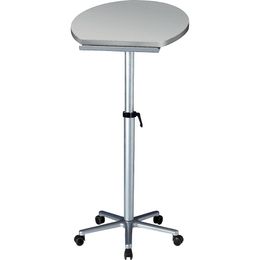 Maul Stehpult, ergonomisch, BxT 600 x 520 mm, h&ouml;henverstellbar, grau