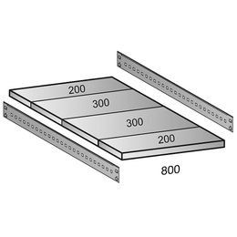 Fachboden f&uuml;r CLEANA-Steckregal, Bodenbreite 800 mm, Tiefe 1000 mm kaiserkraft