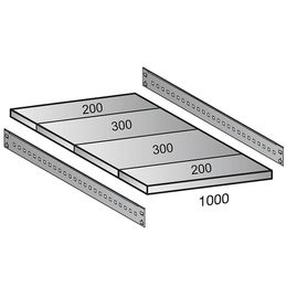 Fachboden für CLEANA-Steckregal, Bodenbreite 1000 mm, Tiefe 1000 mm kaiserkraft