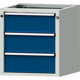 ANKE Unterbauschrank f&uuml;r elektrisch h&ouml;henverstellbare Arbeitstische LIFT, BxT 570 x 615 mm, H&ouml;he 600 mm, 3 Schubladen (180 mm hoch)