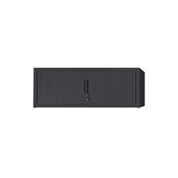 C+P Rollladen-Aufsatzschrank, HxBxT 450 x 1200 x 420 mm, schwarzgrau