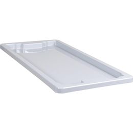 eurokraft pro Deckel aus Polystyrol, VE 2 Stk, Auflagedeckel, 70 l