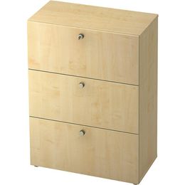 eurokraft pro H&auml;ngeregistraturschrank, HxBxT 1100 x 800 x 420 mm, Ahorn-Dekor / Ahorn-Dekor